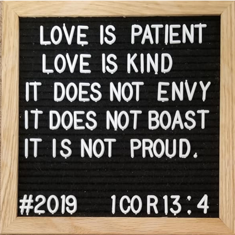 1 Corinthians 13:4 – Metamorphosis